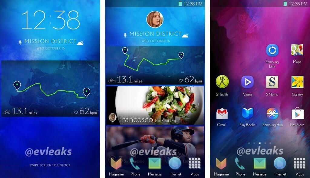 Imagens da nova interface TouchWiz da Samsung vazam na internet