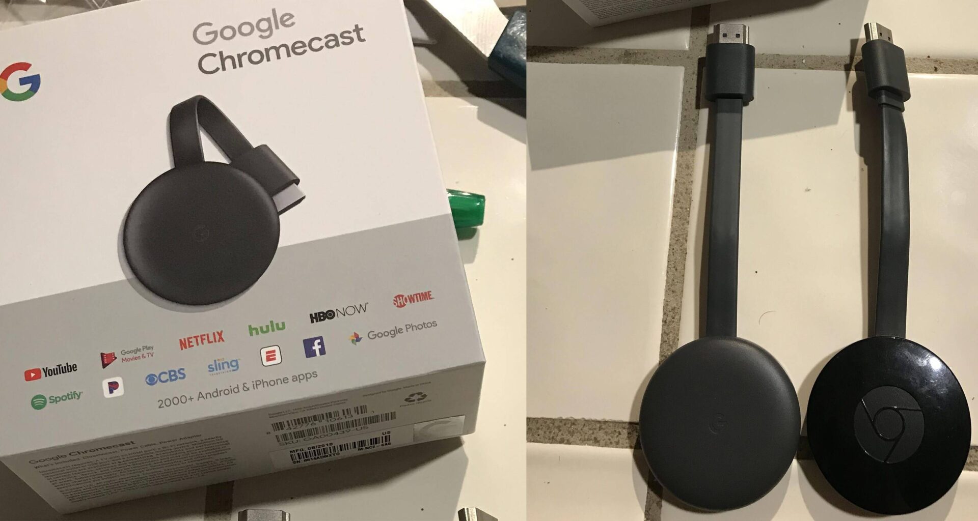 A new Chromecast (third generation) leaks onto the internet