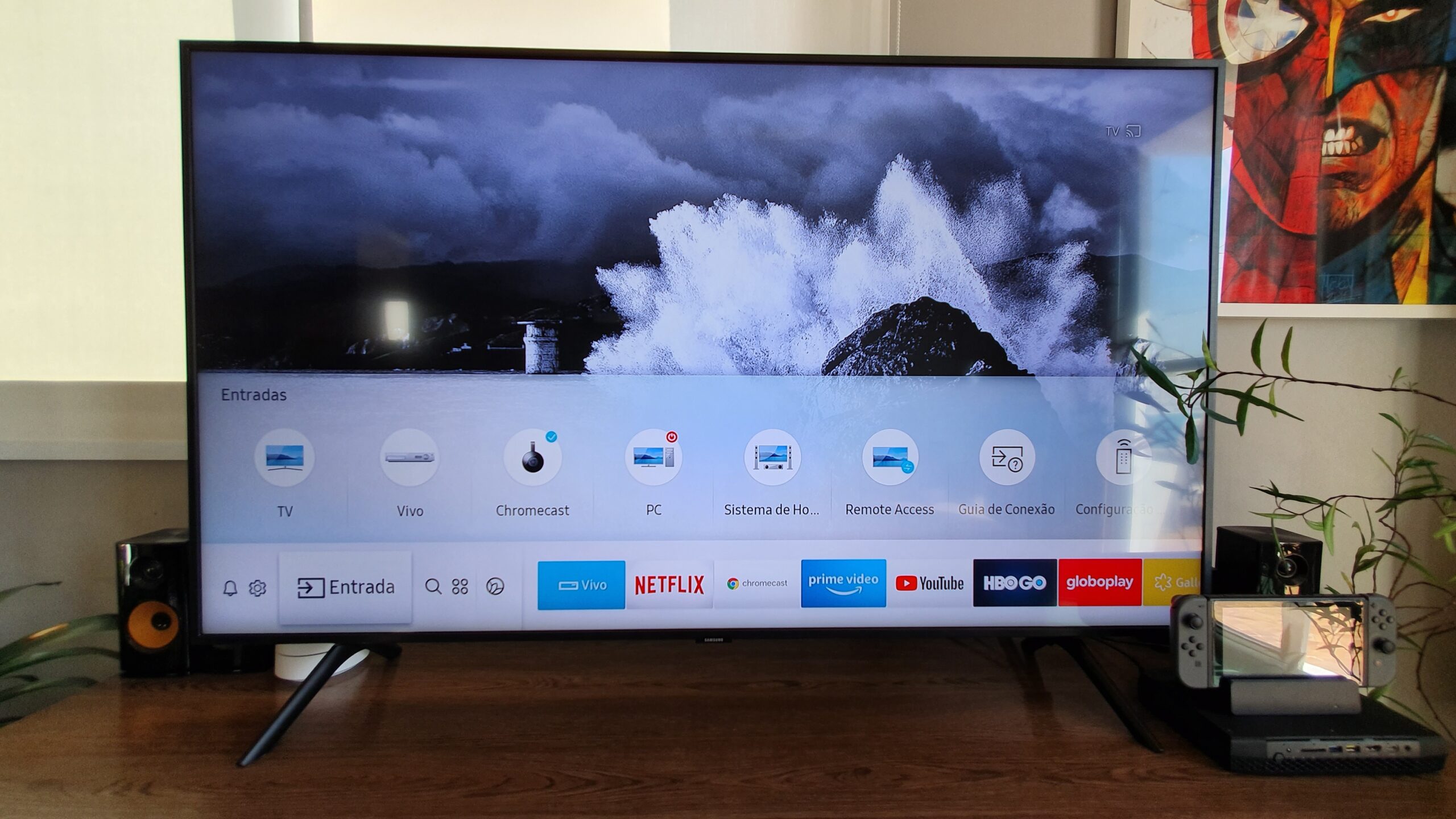 Review: Smart TV Samsung QLED Q60 4K traz experiência completa para sua ...