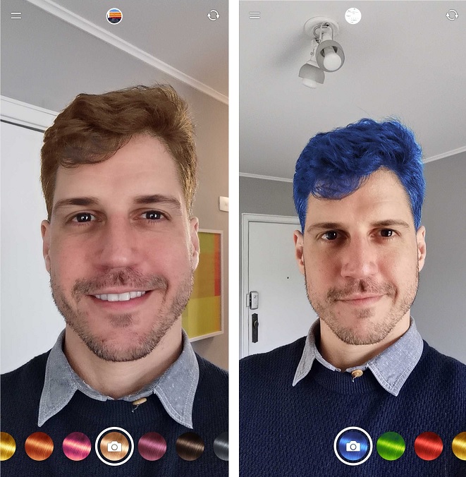 VIRALIZOU: App experimental do Google muda cor do seu cabelo com AR