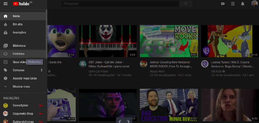 How to clear your YouTube history
