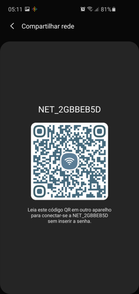Como compartilhar a senha do Wi-Fi por QR Code no Android