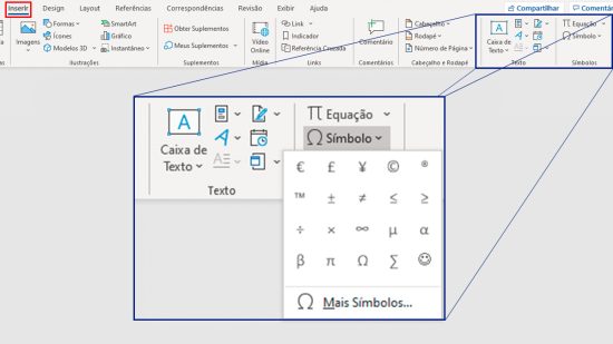Explore os símbolos do Google Docs e do Word de forma prática