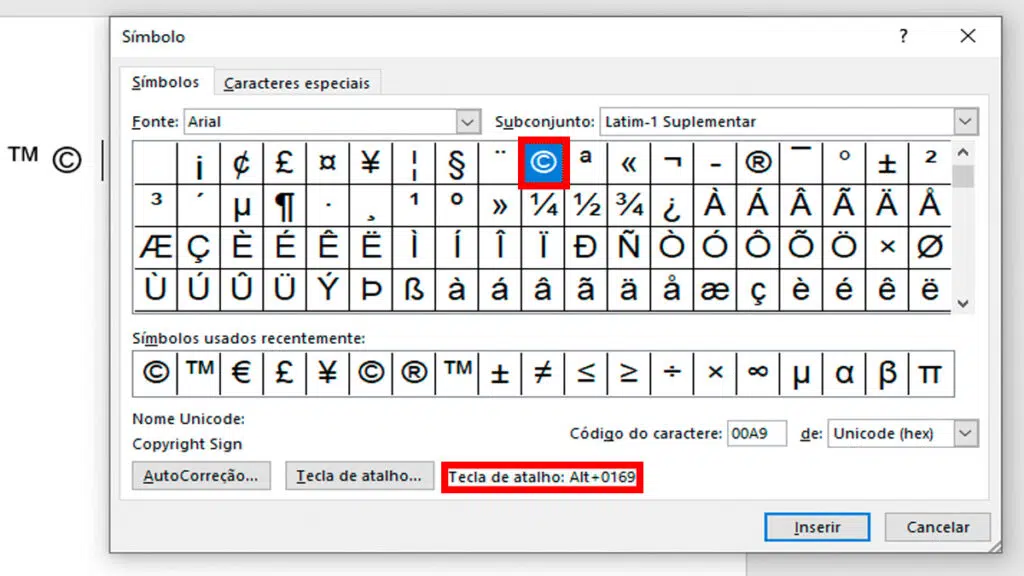 Explore os símbolos do Google Docs e do Word de forma prática