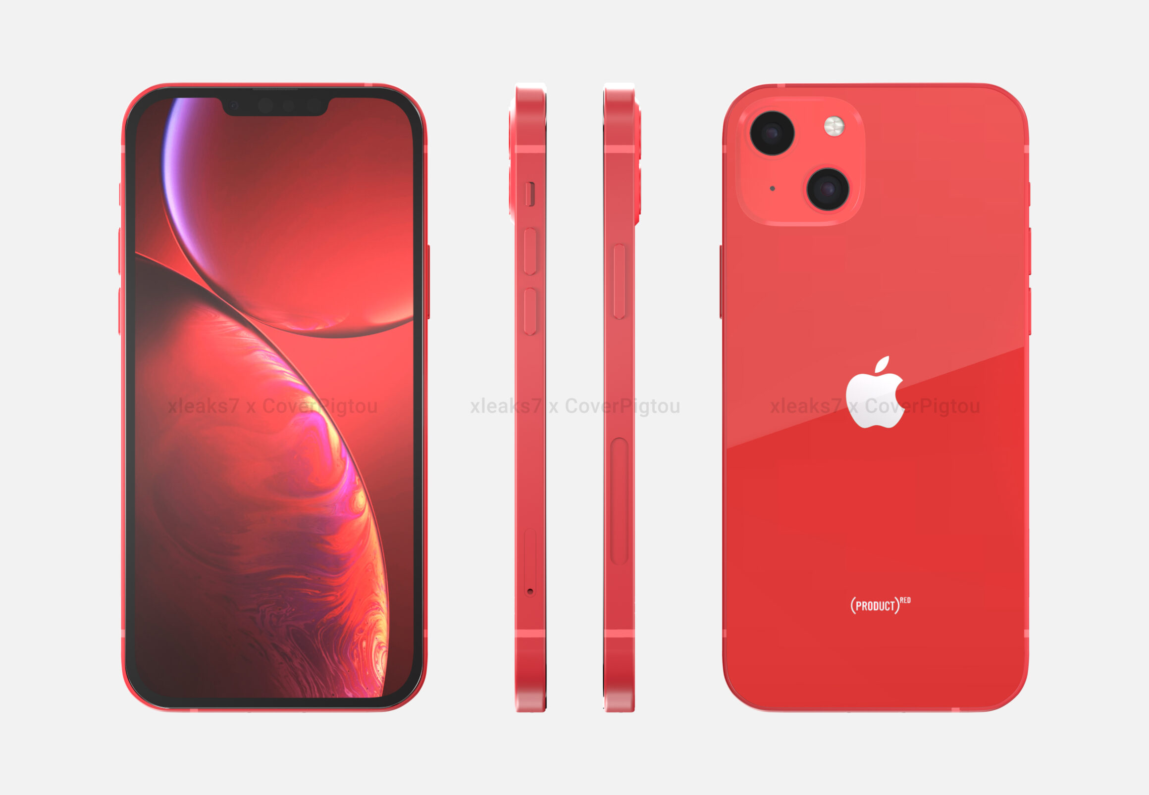 Render do iPhone 13 mostra arranjo de câmeras na diagonal