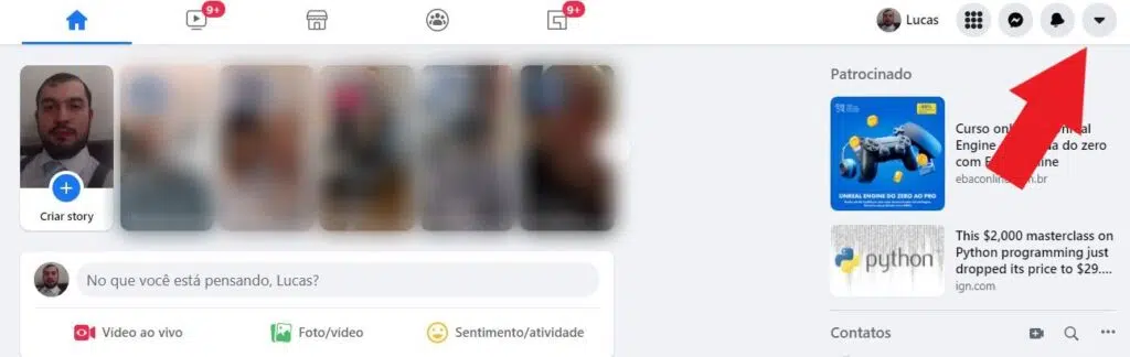 Como desativar o Facebook temporariamente