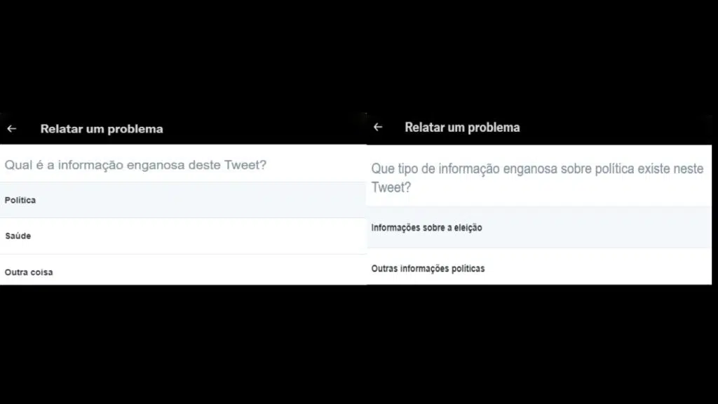 Como denunciar desinformação e fake news no Twitter