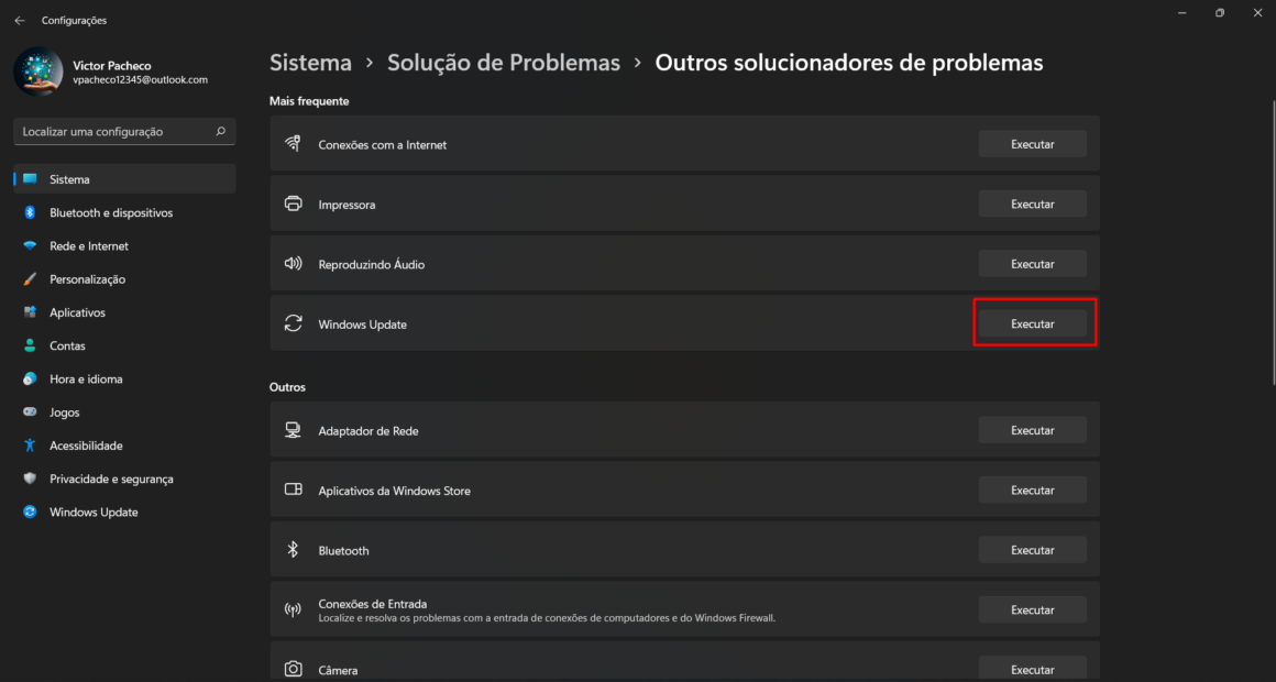 Como corrigir erros do Windows Update