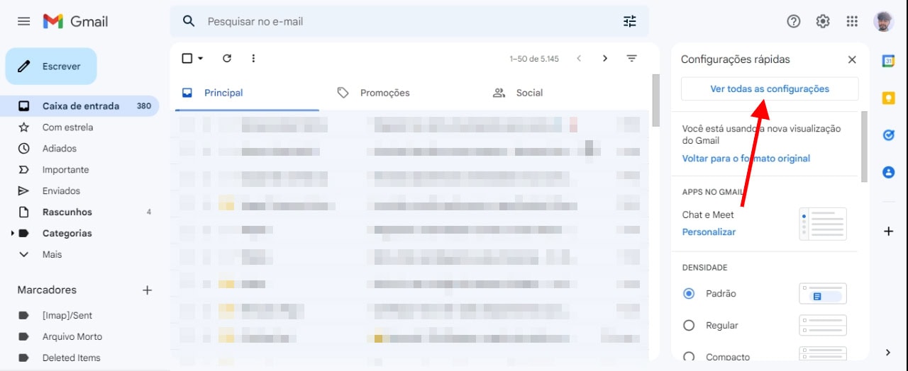 Como cadastrar outras contas de e-mail no Gmail ou Google Workplace