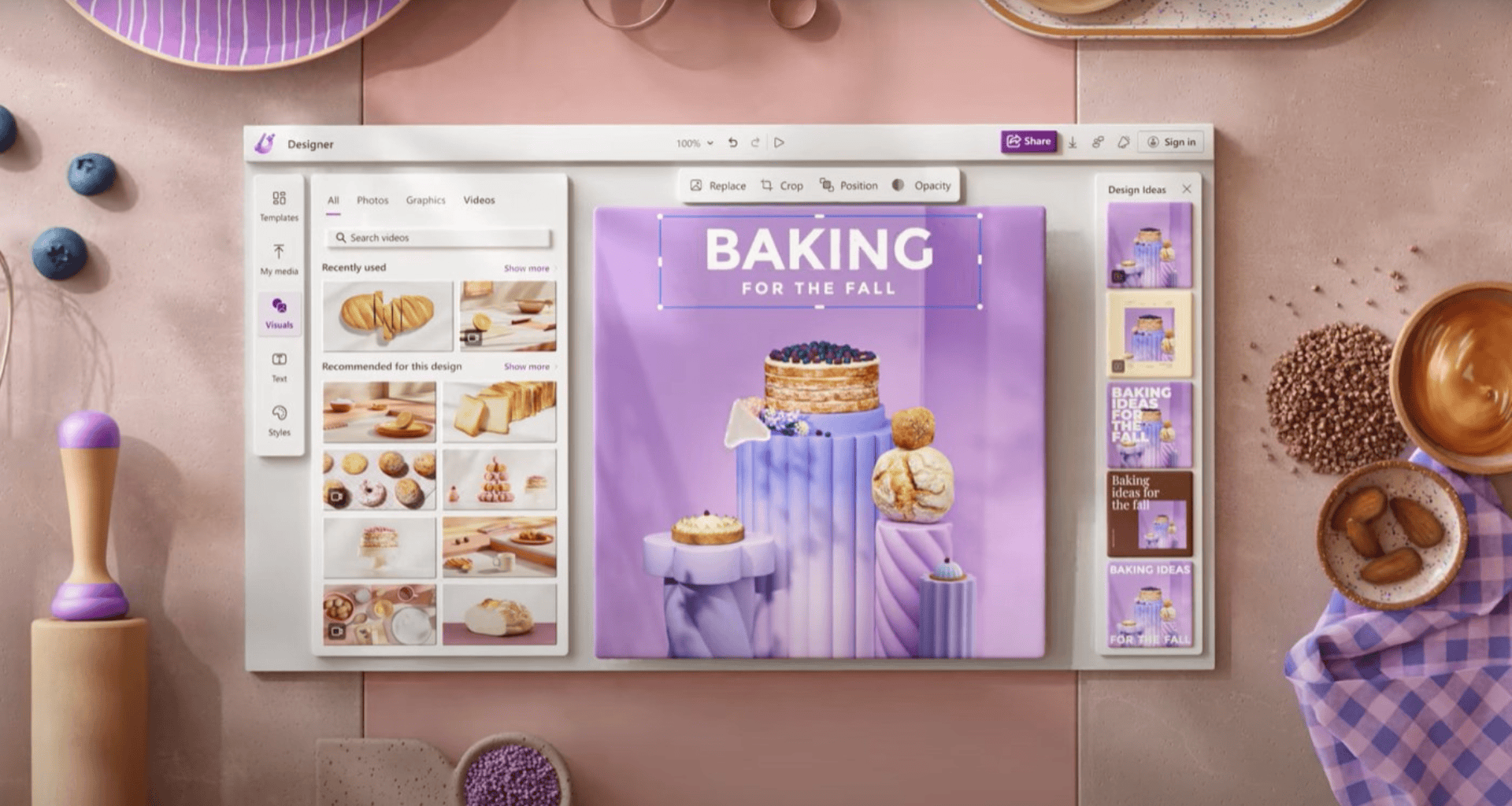 Microsoft apresenta app Designer com IA DALL-E 2 integrada