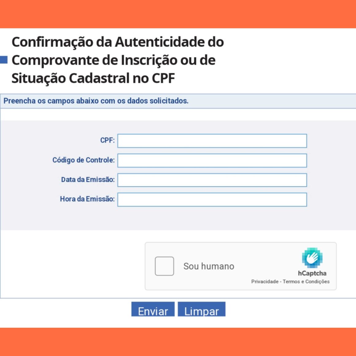 Como emitir o CPF online (1ª e 2ª via)