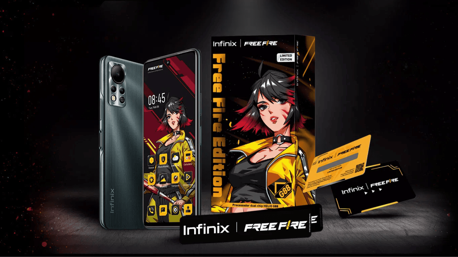 Infinix Free Fire Limited Edition: Smartphone gamer por menos de R$ 1.400!