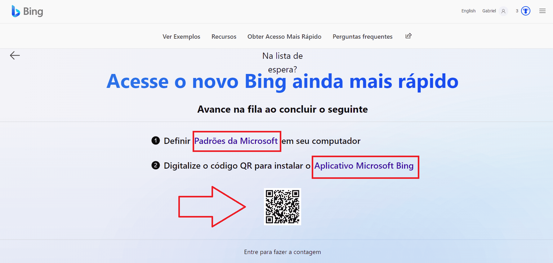 Como usar a busca do Bing com IA
