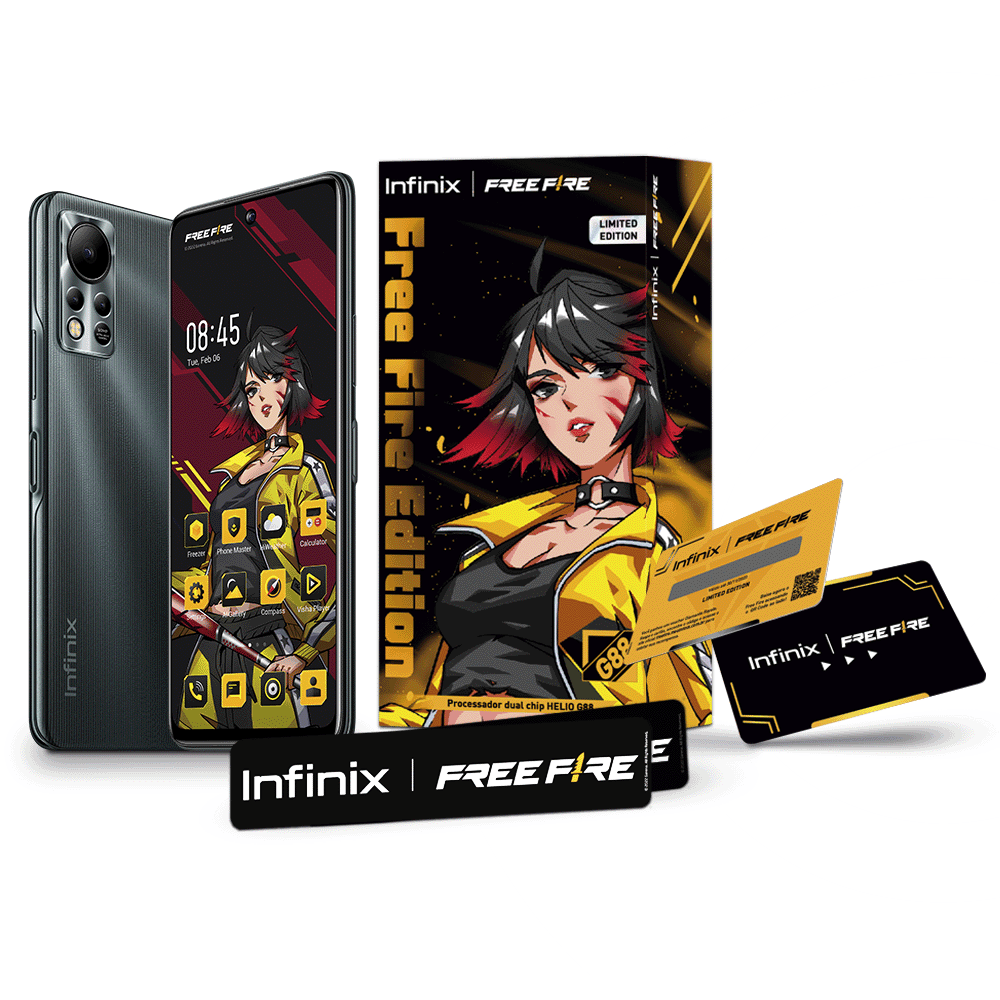 Infinix Free Fire Limited Edition: Smartphone gamer por menos de R$ 1.400!
