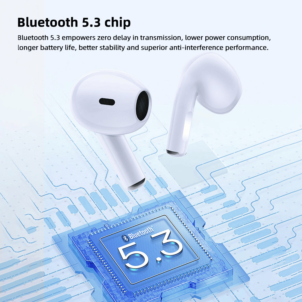 Fone de ouvido Mibro Earbuds 4 é discreto e tem mais de 30 horas de bateria