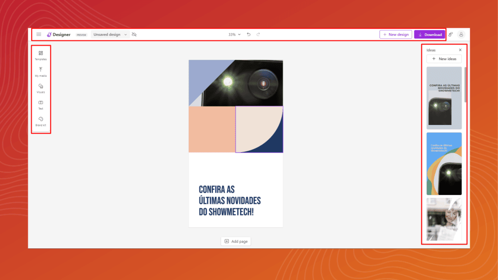 Como usar o Microsoft Designer