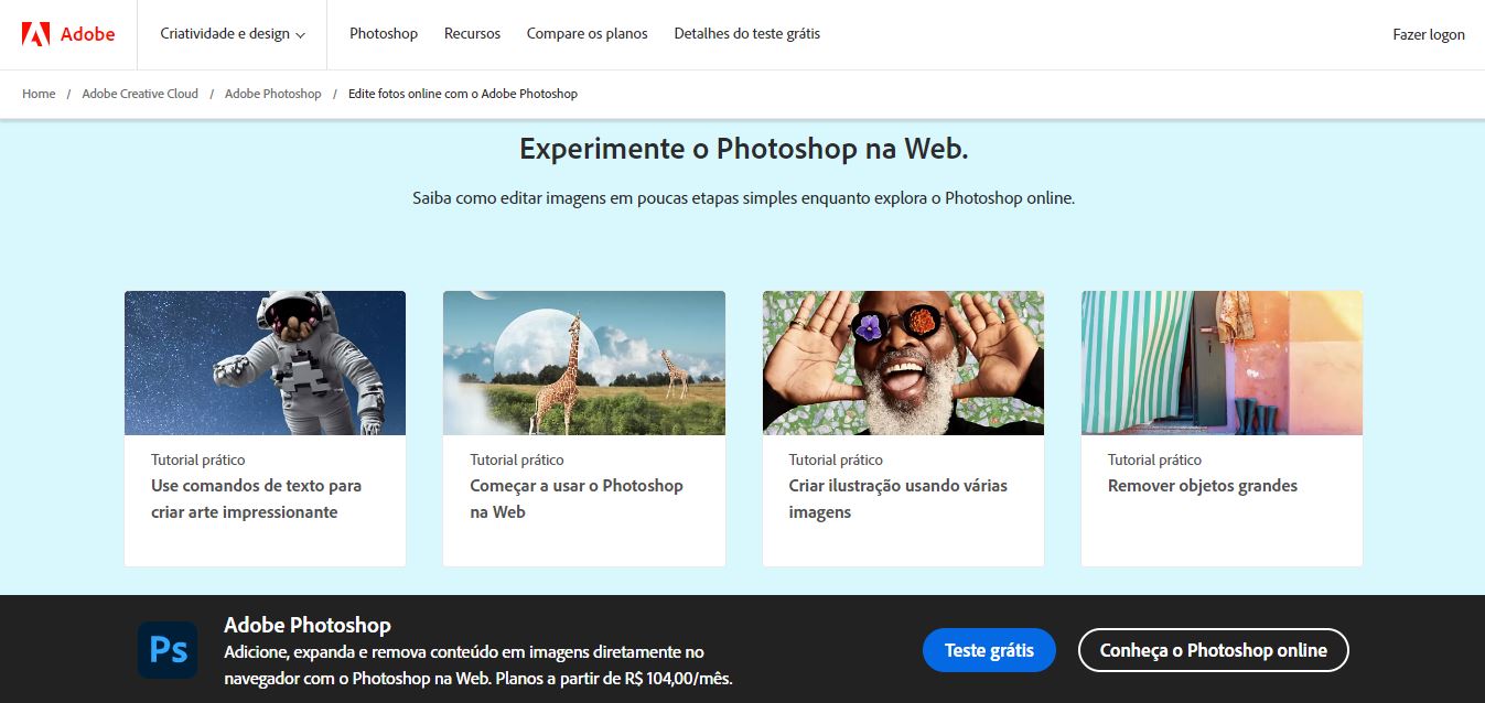 Ako používať Adobe Photoshop na webe a bez aplikácie (bez sťahovania)