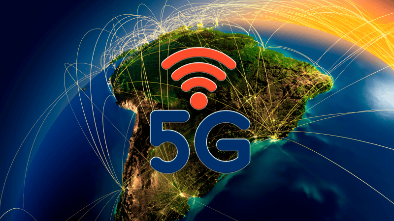Mapa mostra a cobertura 5G, 4G e 3G da VIVO, CLARO e TIM no Brasil. Veja
