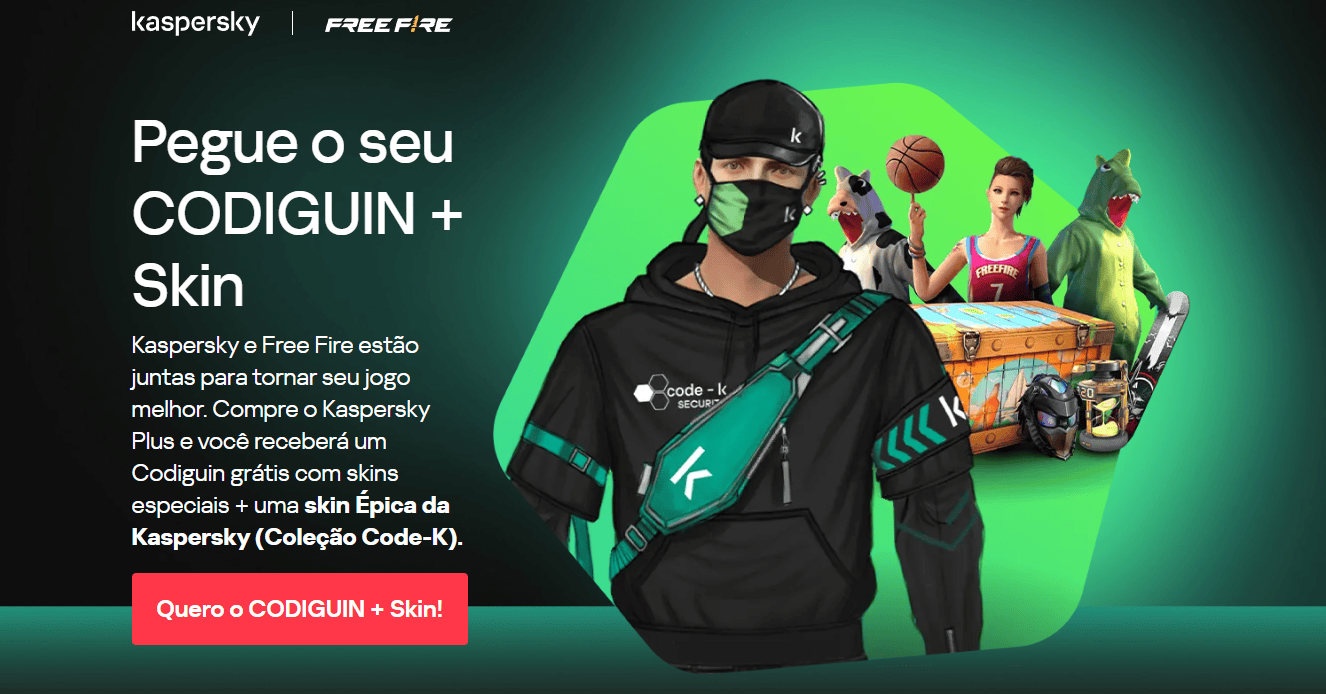 Free Fire e Kaspersky lançam skins exclusivas: descubra como conseguir ...