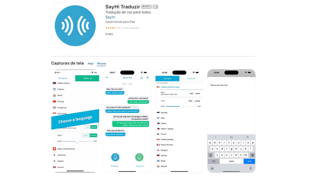 Como fazer traduções ao vivo com SayHi, o intérprete de bolso gratuito ...