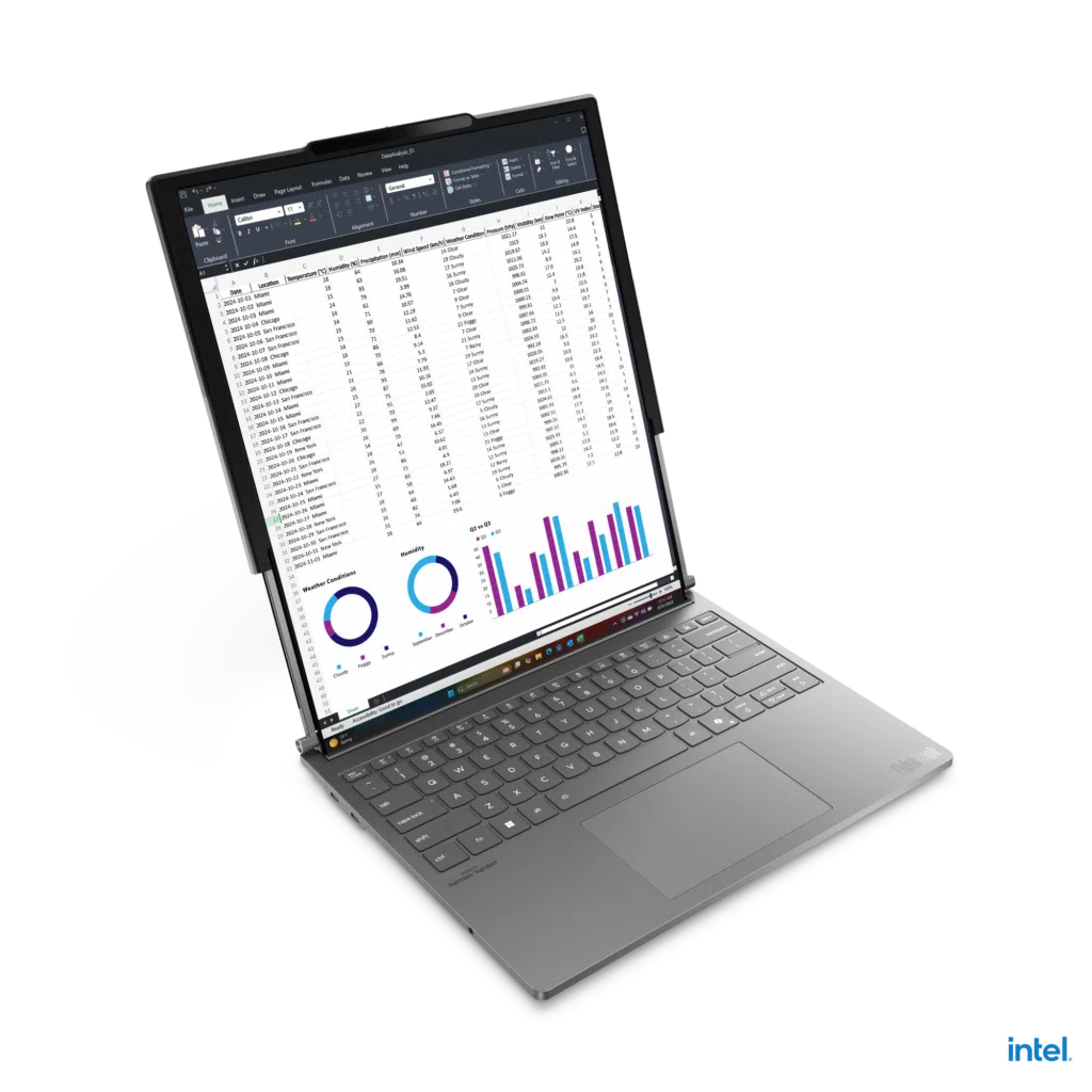 CES 2025: Lenovo montre ThinkBook Plus Gen 6 Rollable, kaye ak ekran woule