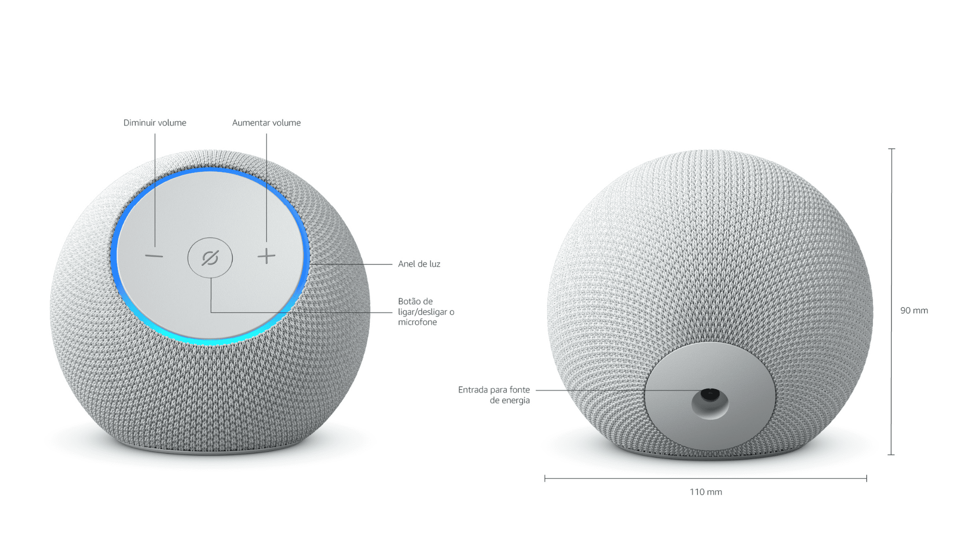 Amazon lança 4 novas caixas de som e telas Echo com Alexa+