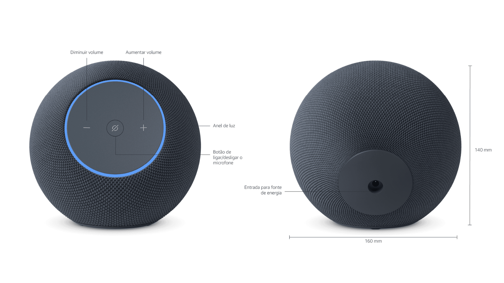 Amazon lança 4 novas caixas de som e telas Echo com Alexa+