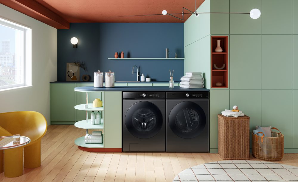 Linha inteligente de lava e seca Bespoke AI Laundry é lançada pela Samsung