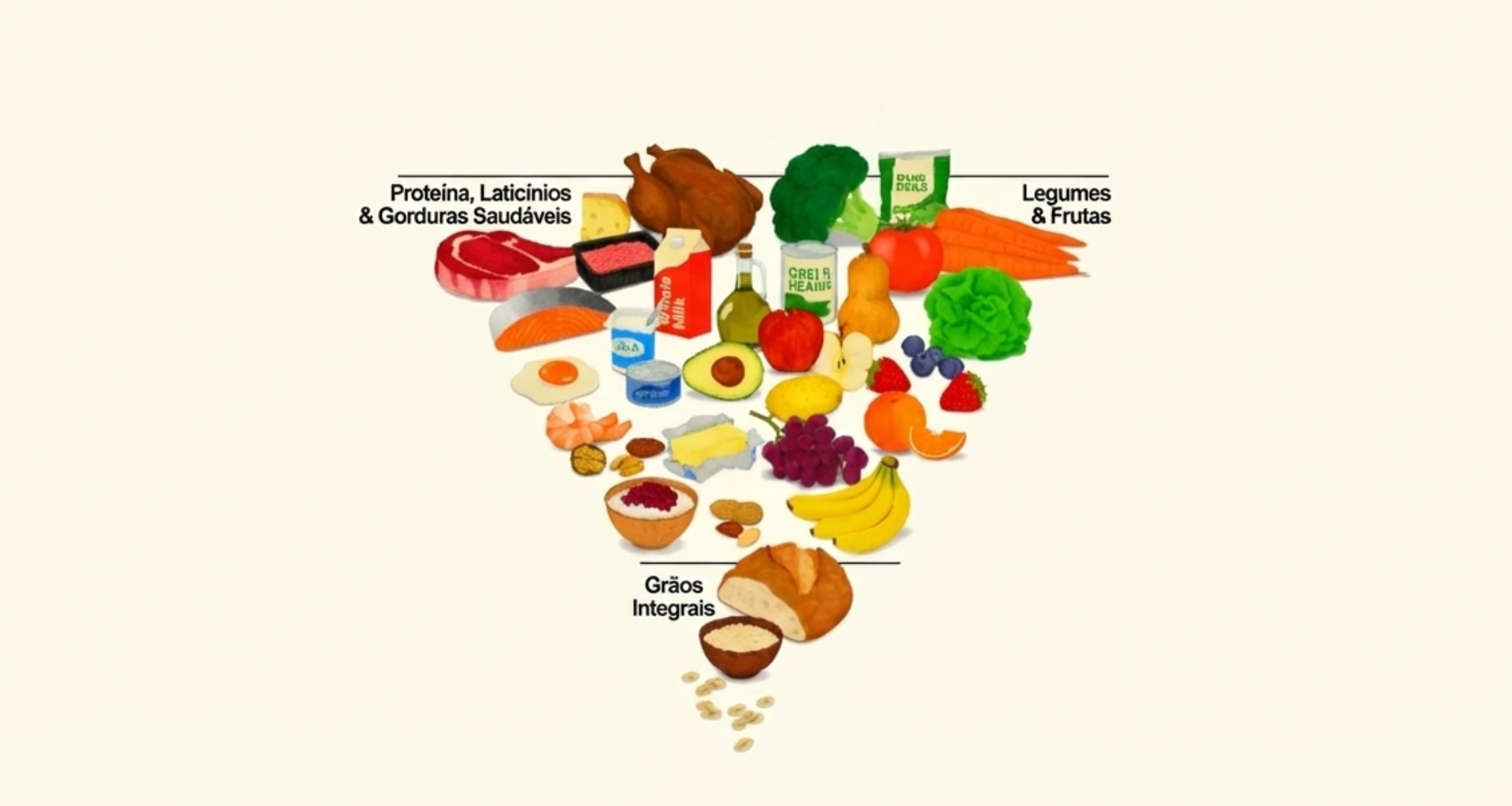 The new US food pyramid prioritizes fruits, vegetables, and protein ...