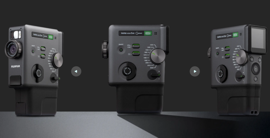 Fujifilm Instax Mini Evo Cinema ir momentuzņēmumu kamera, kas atjauno ...