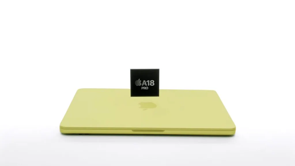 Apple MacBook Neo: colorful design, A18 Pro chip, and all-day battery life.