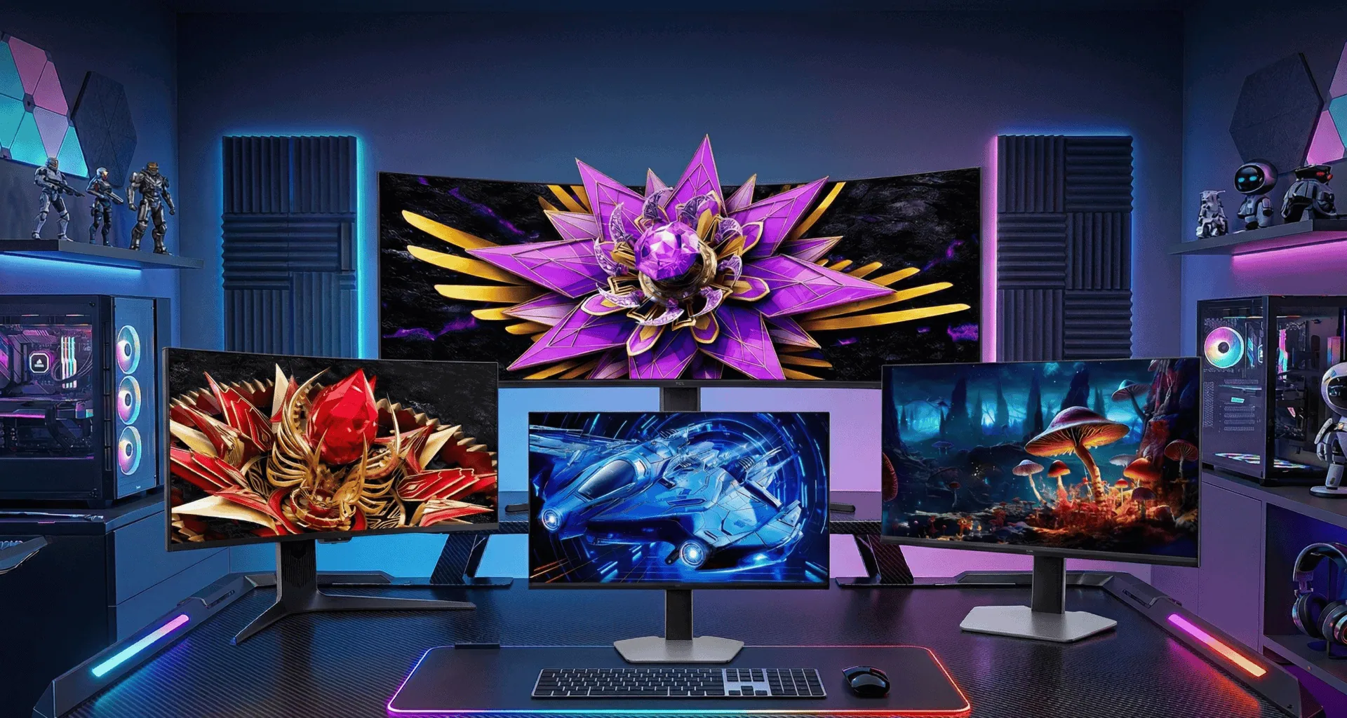 Discover 4 new QD-Mini LED gaming monitors from TCL.