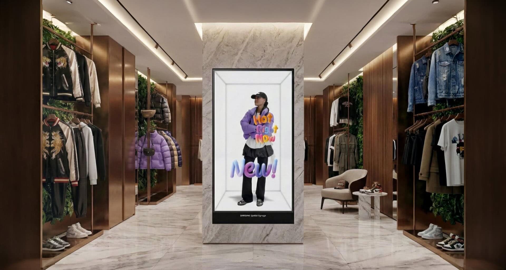 Samsung lança Spatial Signage, display 3D para o varejo que elimina uso ...