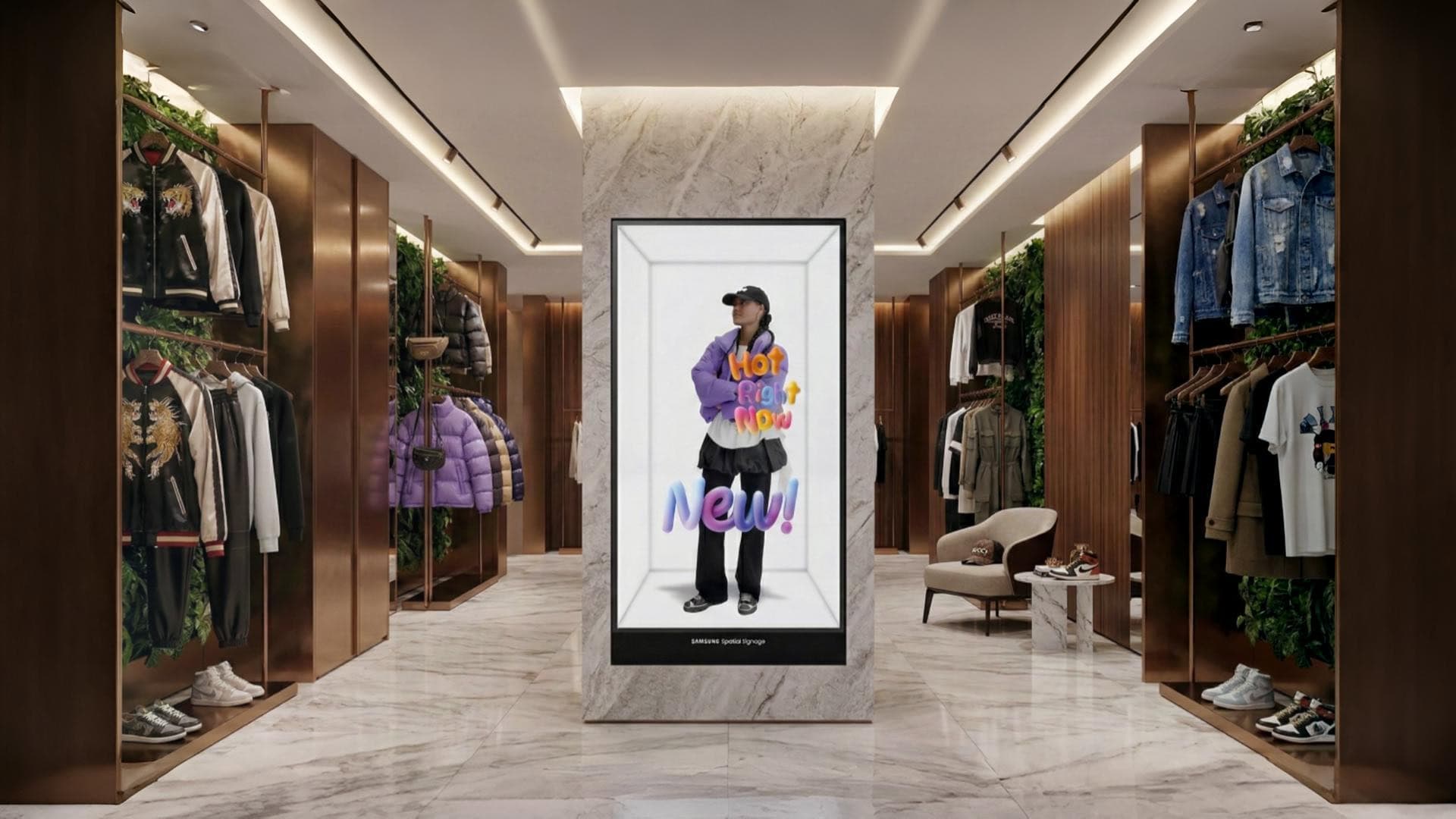 Samsung bringt Spatial Signage auf den Markt, ein 3D-Display für den ...